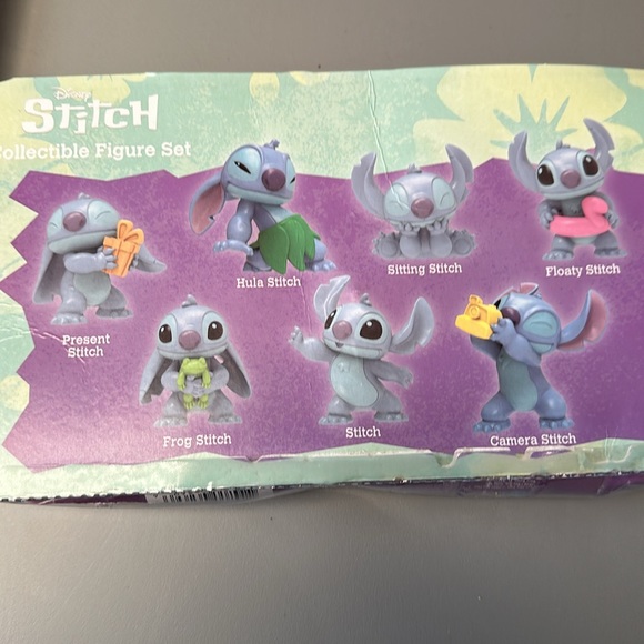 Disney | Toys | New In Box Stitch Figures 7 Stitch Figures In Total ...